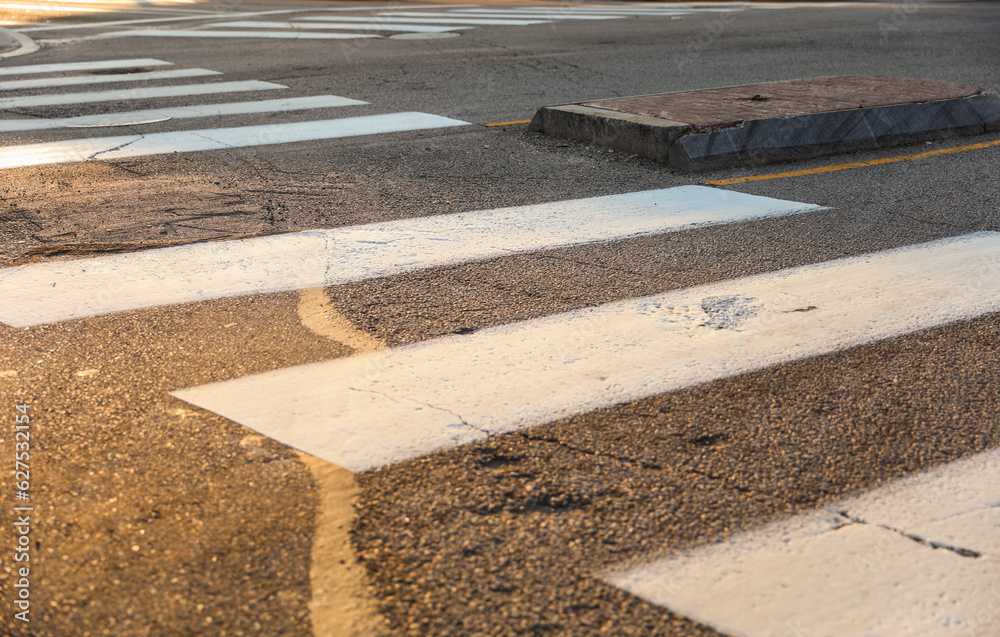 Crosswalk, A symbol of safety and unity. People from diverse ...