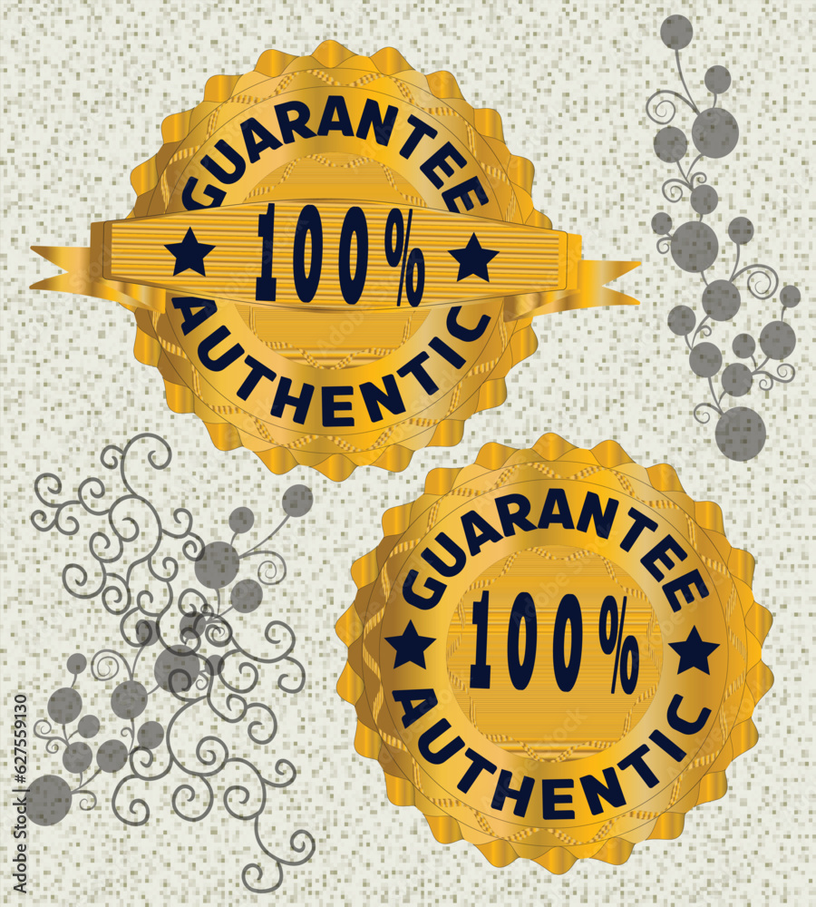 100 Authentic Logo