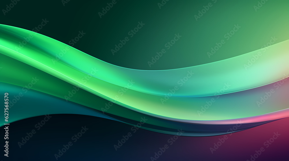 Abstract Colorful Wave Background - A Vibrant Kaleidoscope of Gradient ...