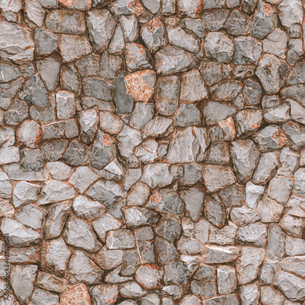 seamless pattern Nature River stone rock wall .retaining wall .stone ...