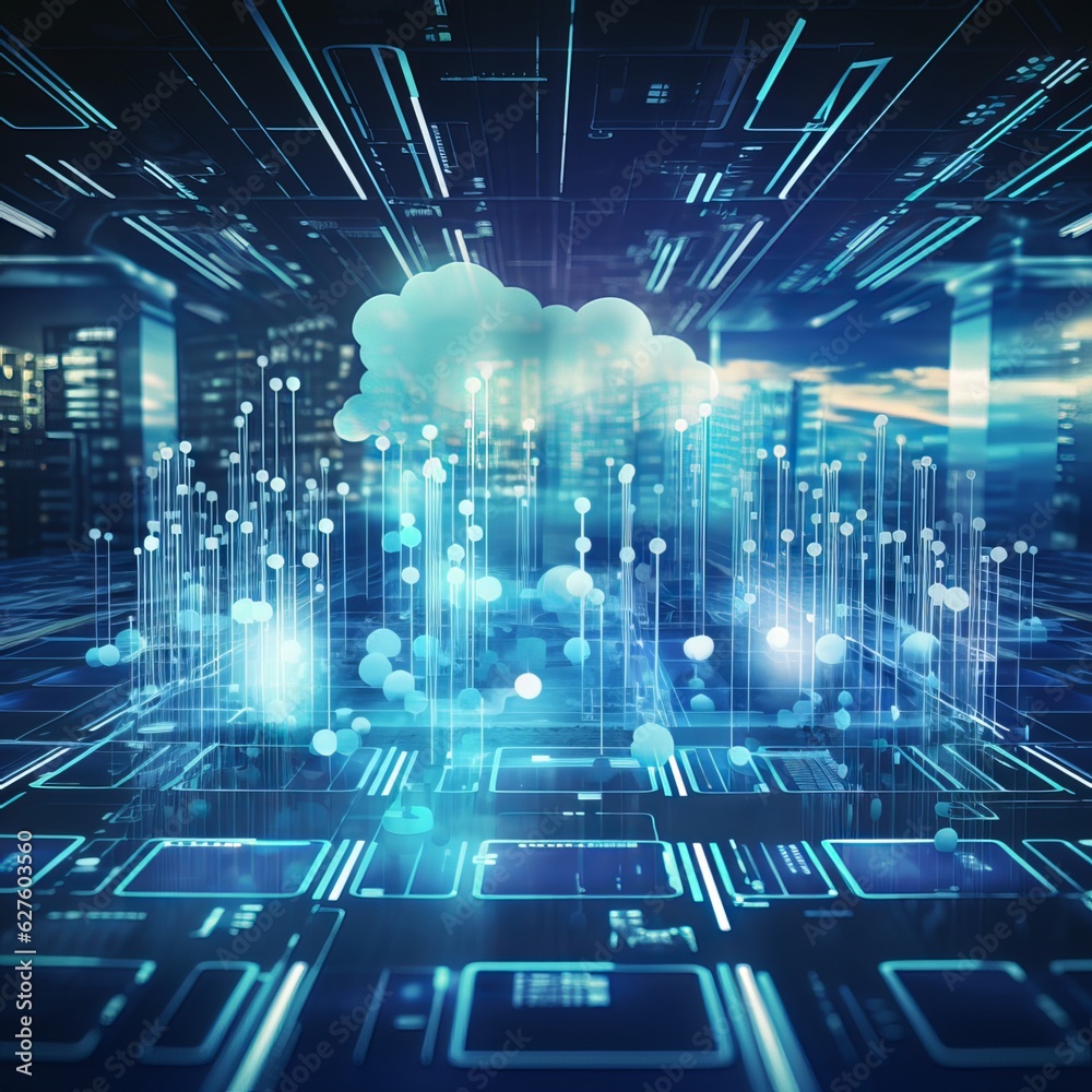 Cloudscape: A Dynamic Collection of Images Illustrating the World of Cloud Computing Stock ...