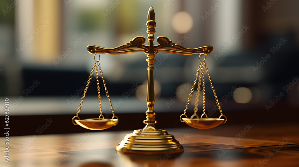 old classic scales of justice isolated on dark background Stock Photo ...