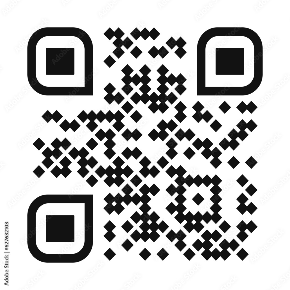 Qr Code Icon An Example Of A Qr Code Quick Response Code For Smartphone Mobile App Payment
