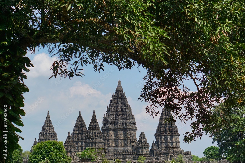 View of Prambanan Temple, Prambanan Temple is the largest and grandest ...