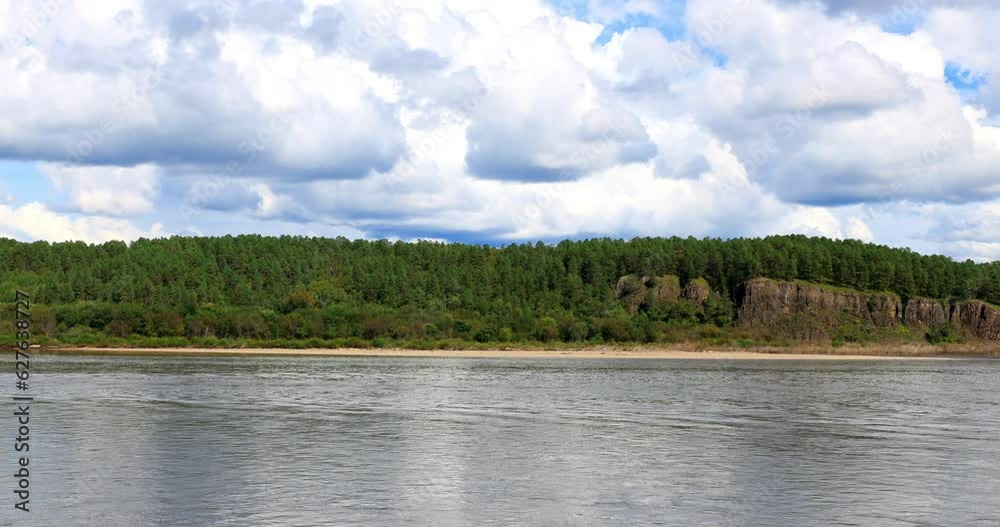 The Heilongjiang river(Amur river) is an international river that flows ...