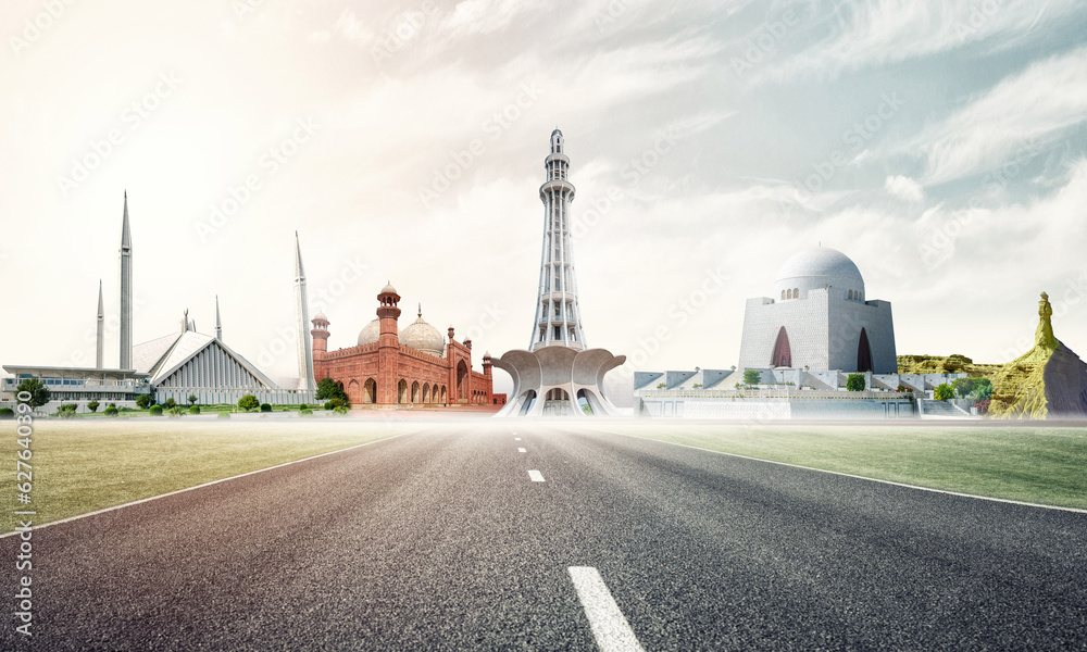 Pakistan Monuments. Environment. Quaid-e-Azam Tomb. Minar e Pakistan ...