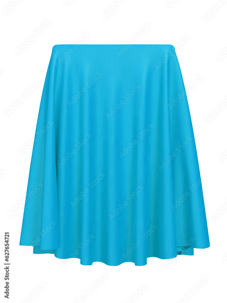 Blue fabric covering a cube or rectangular shape. Can be used as a ...