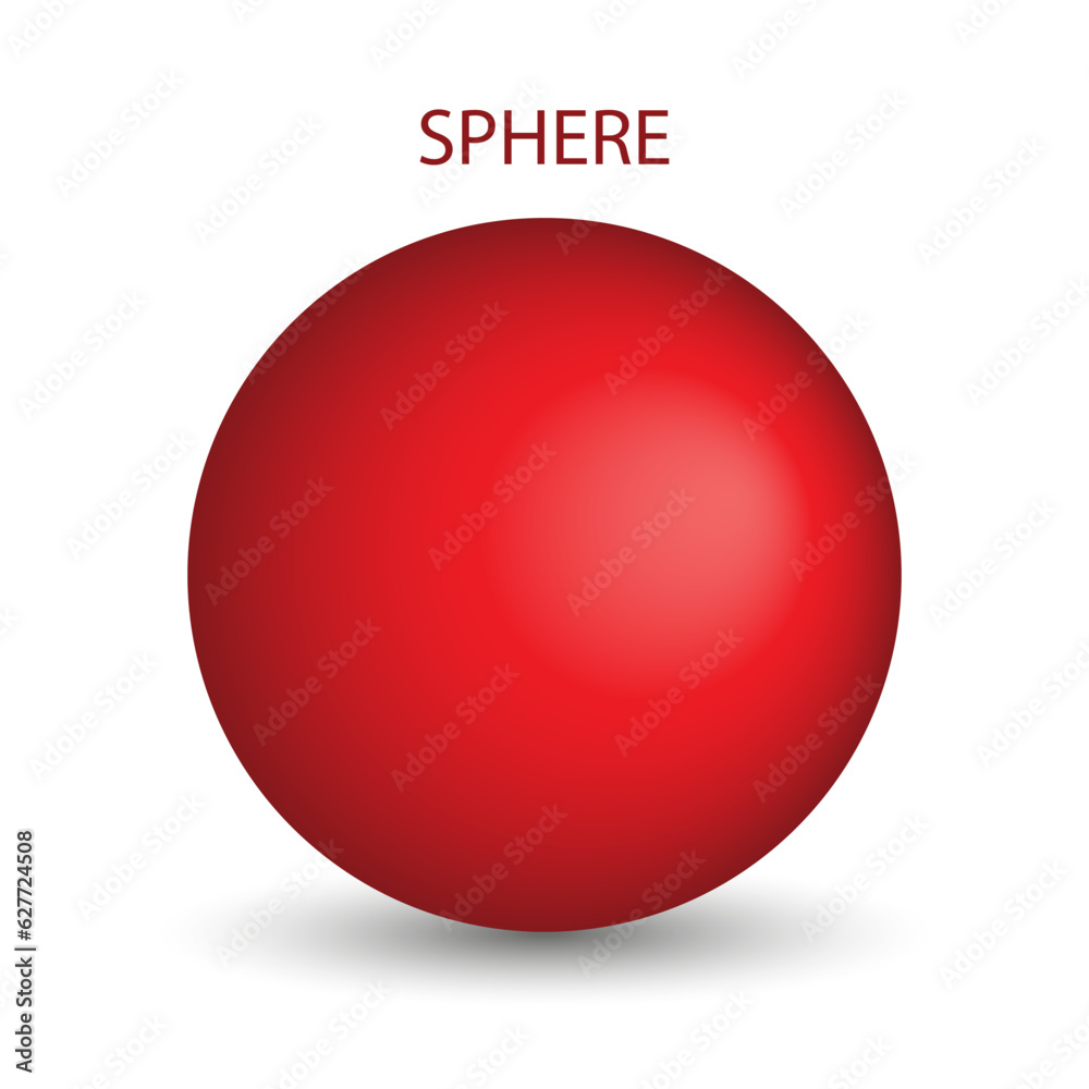 Vector sphere with gradients for for game, icon, package design, logo ...