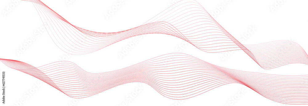 Vector 3d echo audio wavefrom spectrum. Abstract music waves ...