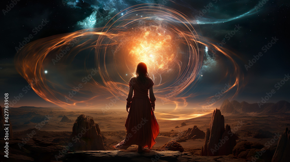 Epic character, high fantasy, heroic, mythical, powerful, enchanted ...