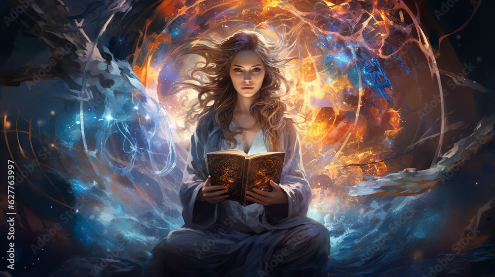 Epic character, high fantasy, heroic, mythical, powerful, enchanted ...