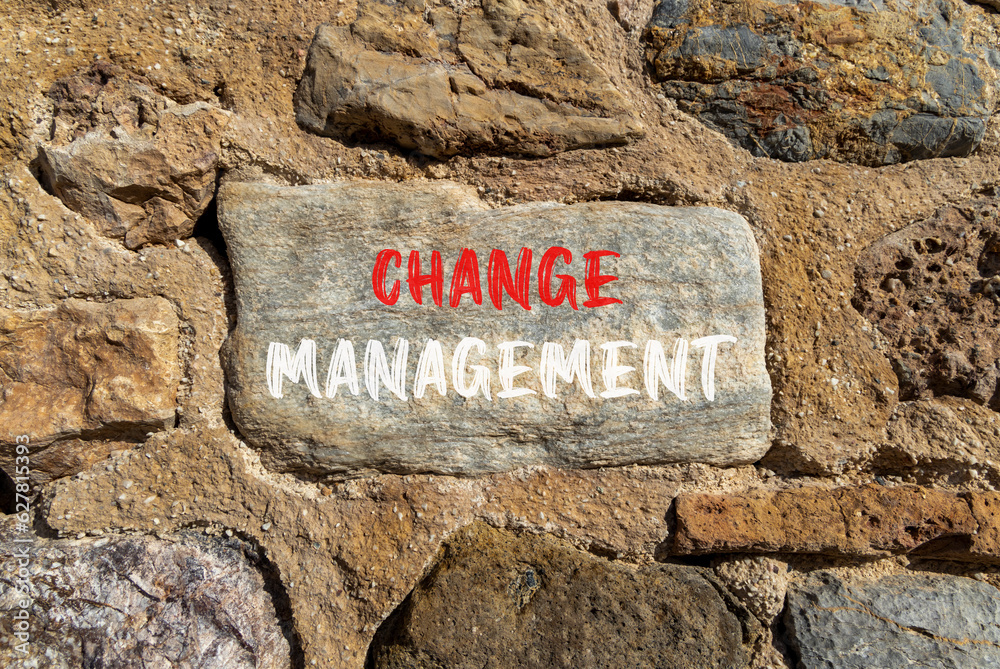 Change management symbol. Concept words Change management on beautiful ...