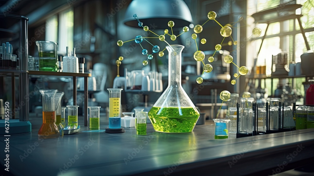 On the table in the laboratory there are test tubes with liquids ...