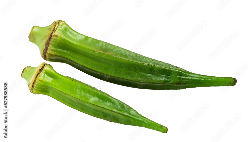 Okra On Transparent Background Png Stock Illustration | Adobe Stock