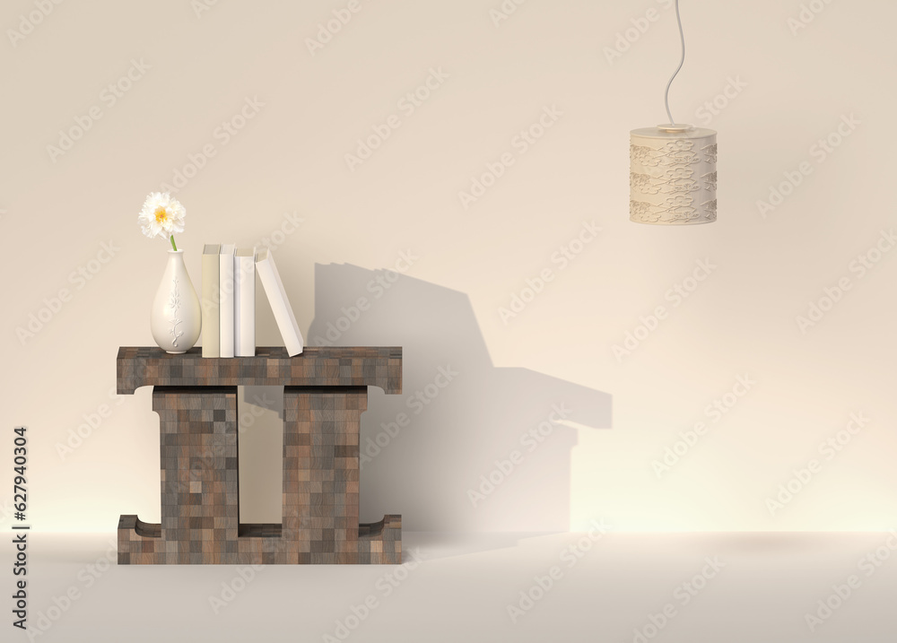 Set of Korean alphabet 'Hangul' with different textures. Decorative ...