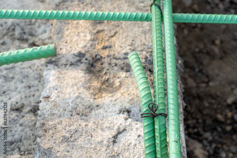 Poster Epoxy coated rebar is used in concrete subjected to corrosive ...