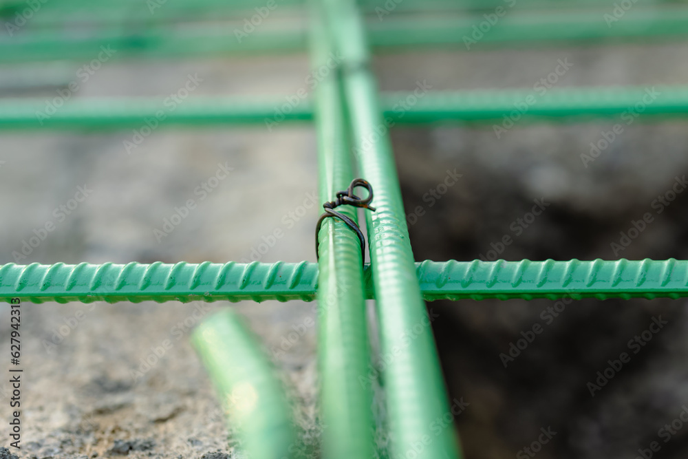 Epoxy coated rebar is used in concrete subjected to corrosive ...