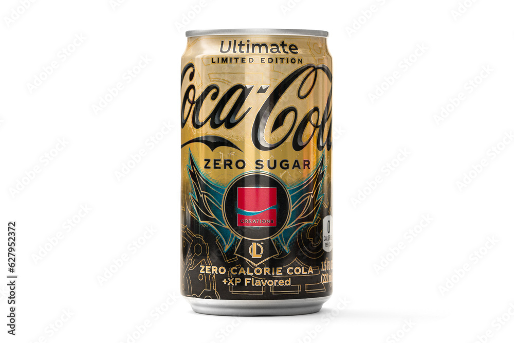 Coca-Cola Ultimate Edition Zero Sugar Can Stock Photo | Adobe Stock