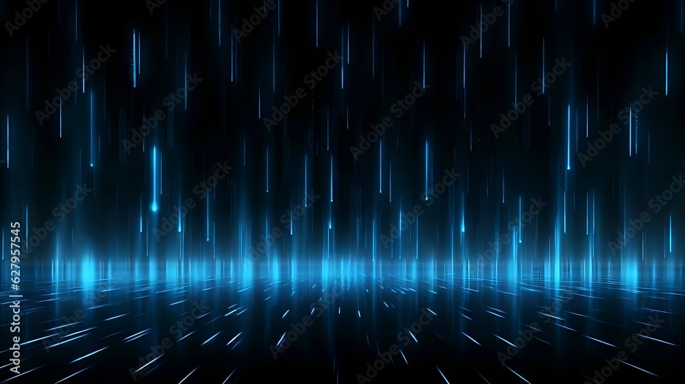 Blue spectrum lights with black background. 8k resolution. Best for ...