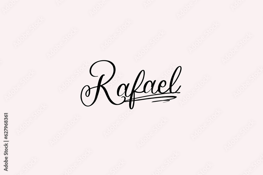 The Rafael name signature: A striking blend of confidence, artistry ...