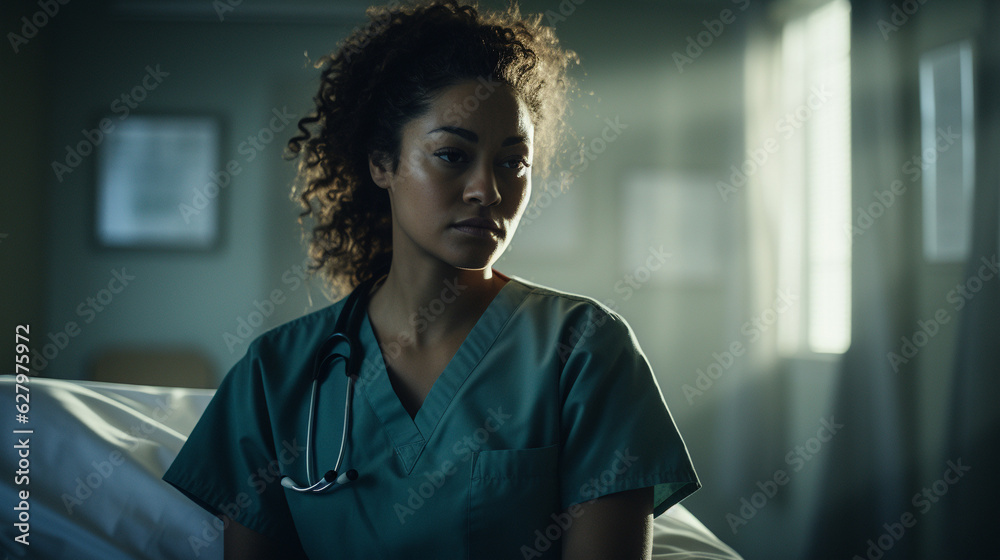 The Backbone of Care: Nurses Standing Tall in the Hospital, generative ...