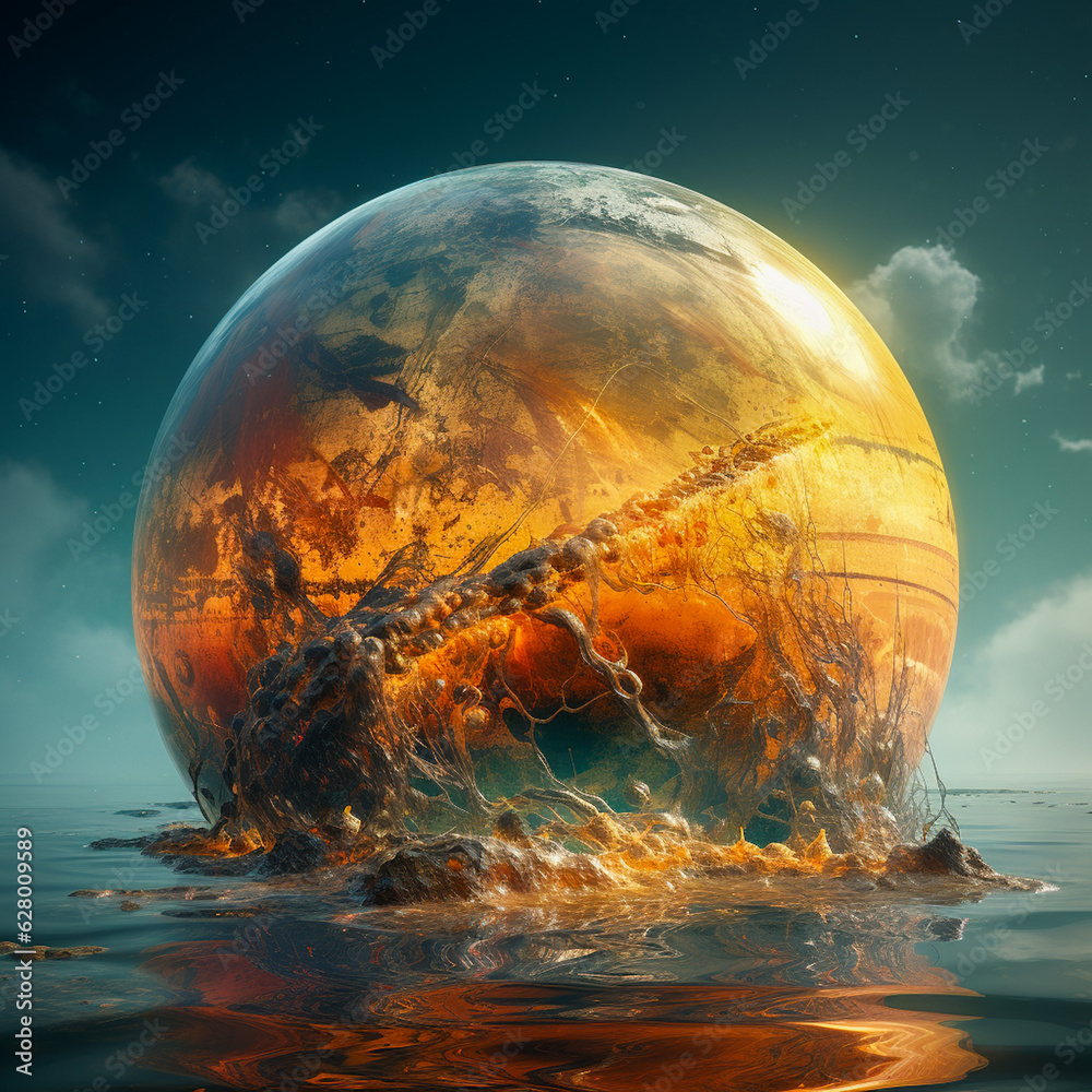 Planet Earth in the Ocean: A Stunning View of Our Blue Marble, planet ...