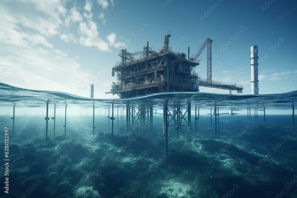 Offshore hydrogen production with hydrogen rig and offshore wind ...