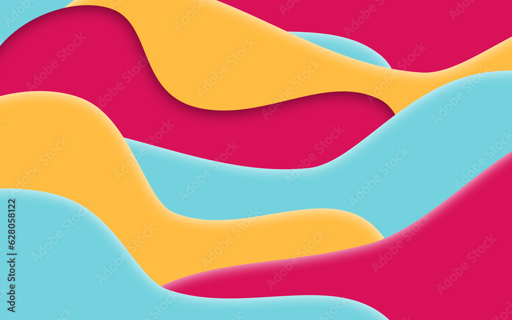 Armonía Cromática: Fondos Abstractos y Brillantes Stock Illustration ...