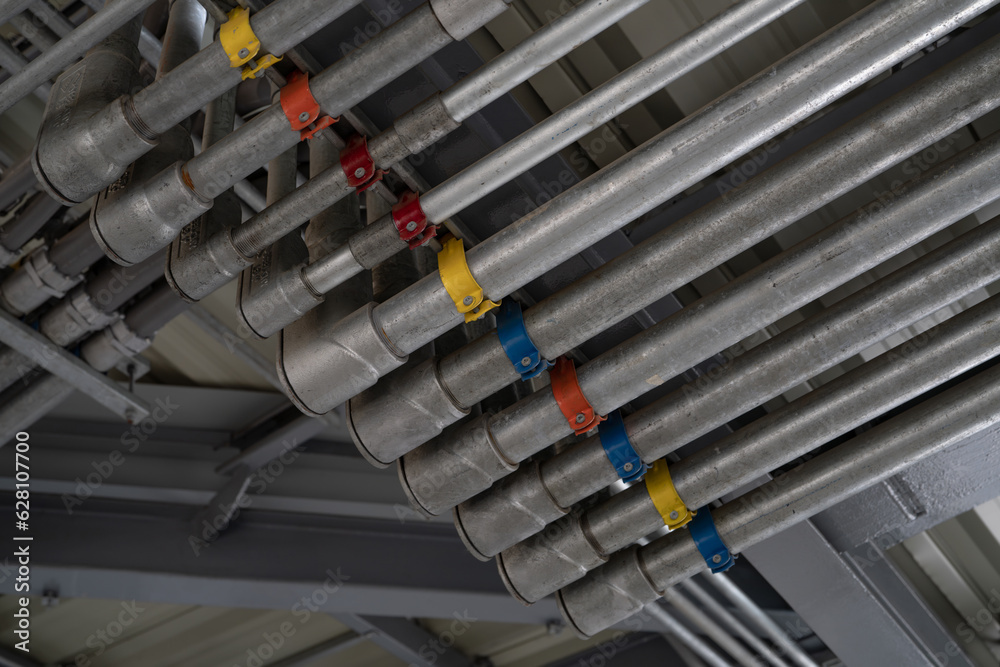 Electrical conduit system and tube of electric cable installed on ...