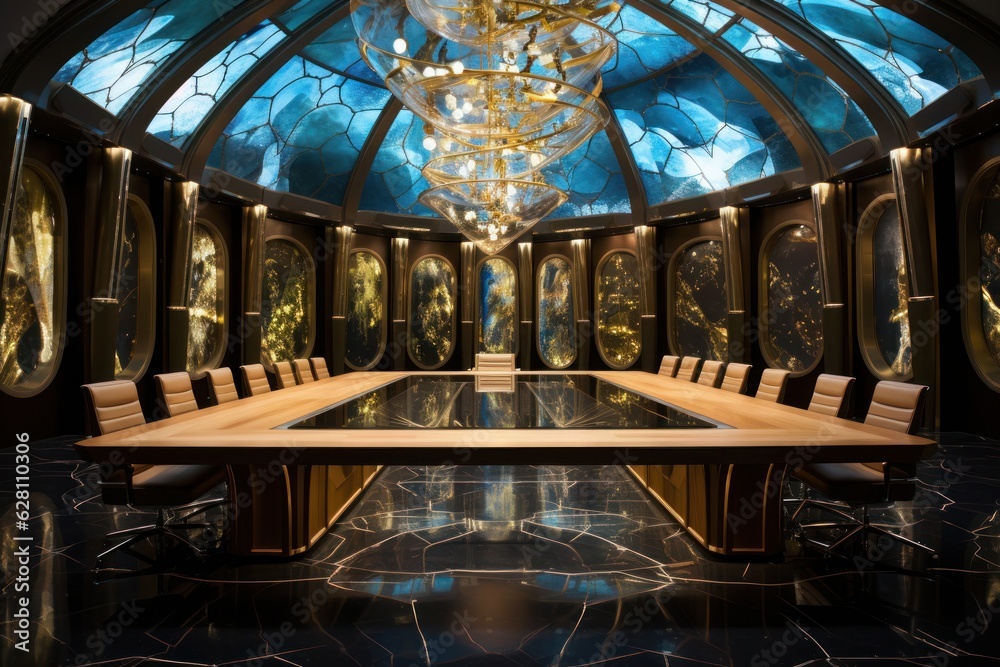 Step into a elegant meeting room, where ideas take flight. With its ...