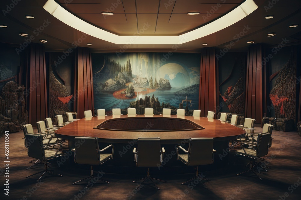Step into a elegant meeting room, where ideas take flight. With its ...