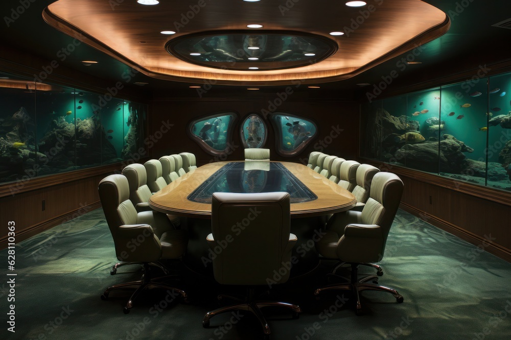 Step into a elegant meeting room, where ideas take flight. With its ...