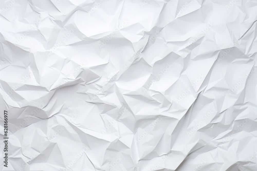 White crumpled paper texture background. High detailed packaging paper ... White crumpled paper texture background. High detailed packaging paper ...