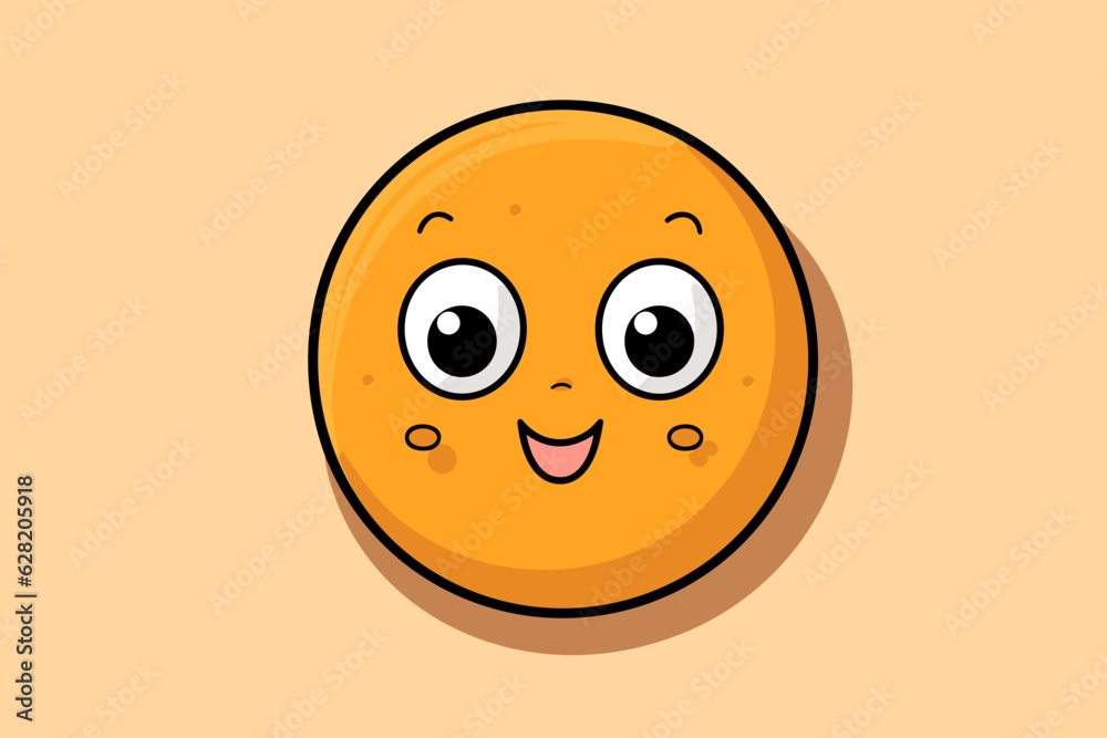 Doodle inspired Puck, cartoon sticker, sketch, vector, Illustration ...