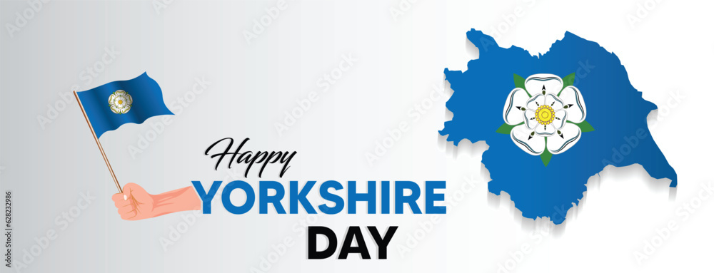 Yorkshire Day Greeting Card- 1st August, happy Yorkshire day national ...