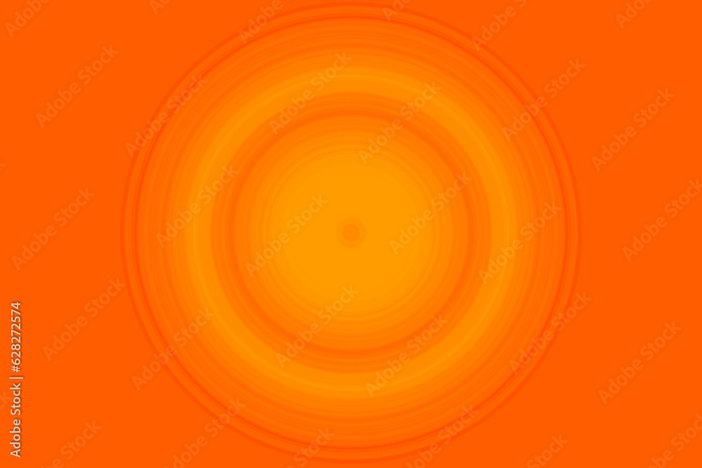 Organenfarbener Hintergrund mit Ringen; konzentrische Kreise mit ...