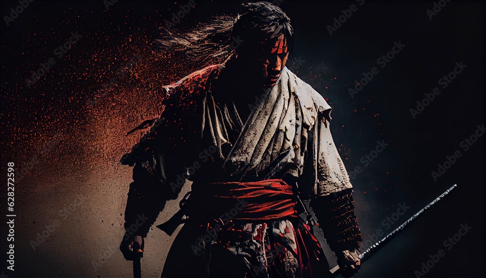 Detailed 8K Game Character in Outfit - Striking Contrast and Textures ...