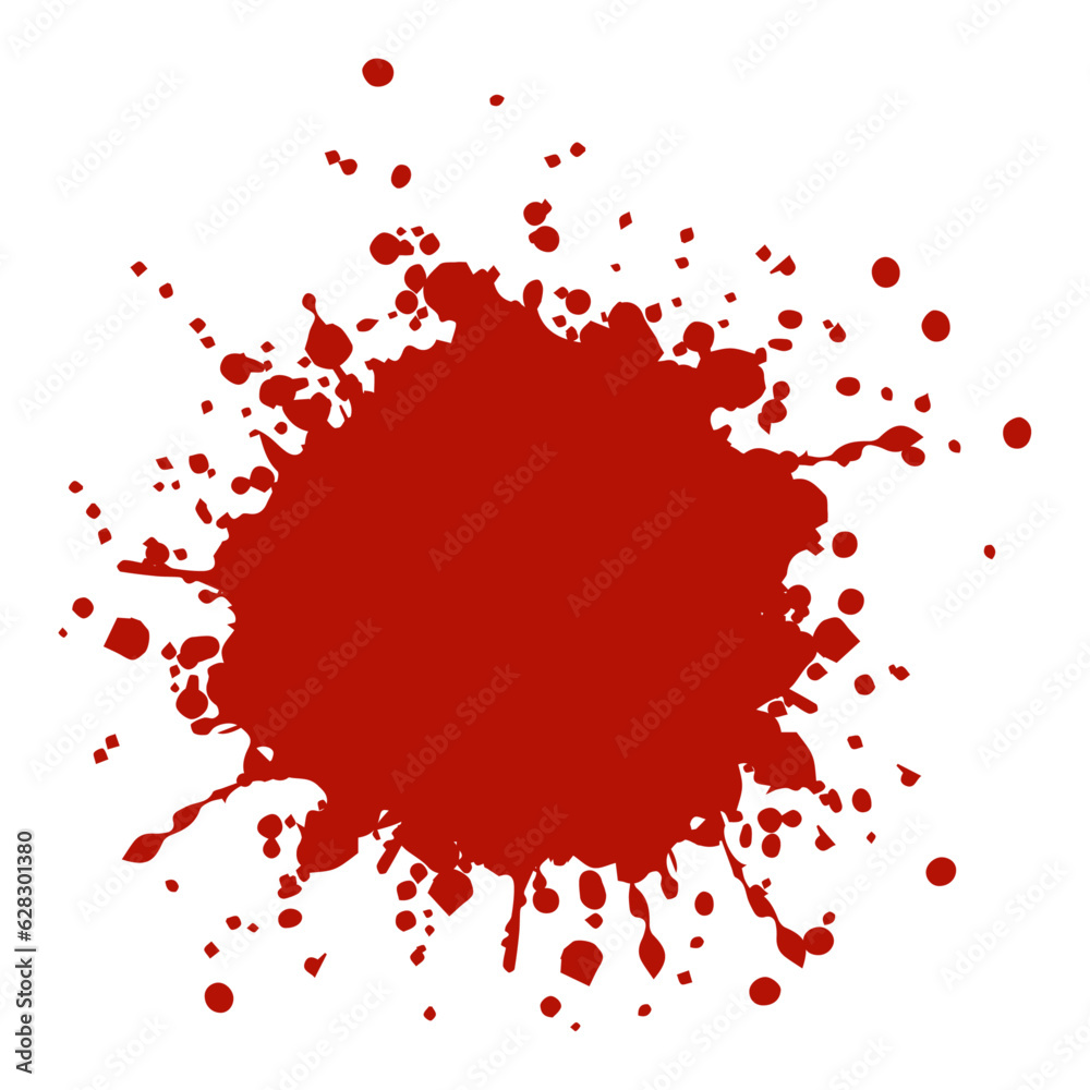 Halloween background with bloody splatter in vector Stock Vector ...
