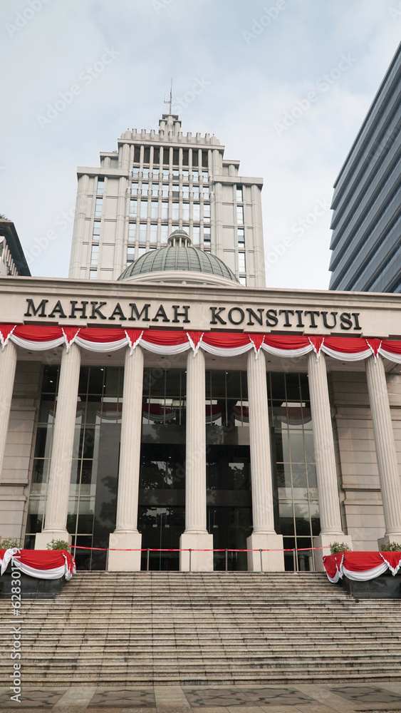 Constitutional Court office building of the Republic of Indonesia on ...