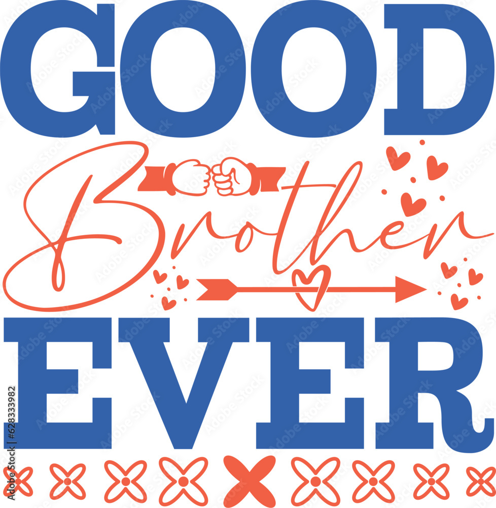 Good Brother Ever, Silhouette,Happy Friendship day SVG bundle, Cute ...