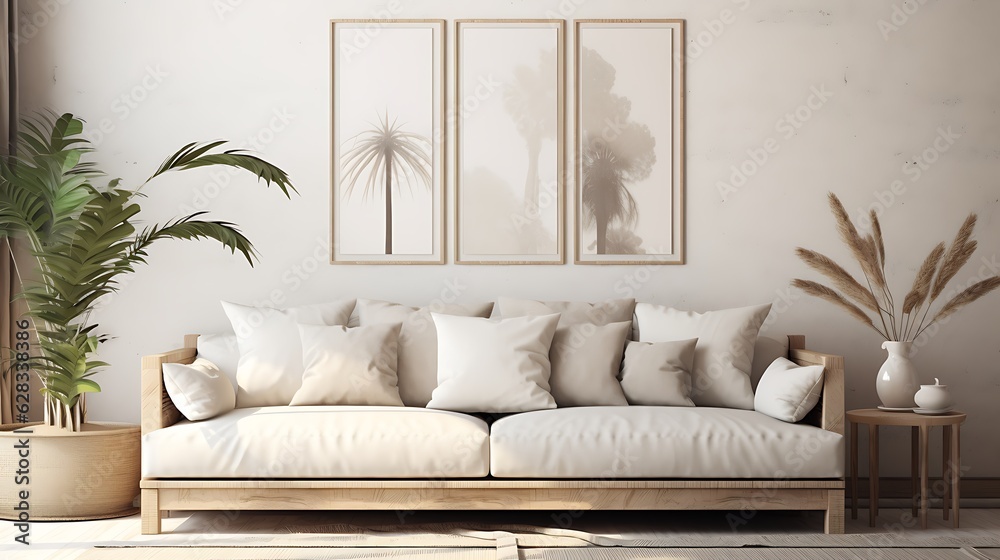 living room - apartment interior design ( vray rendering ) light colors ...