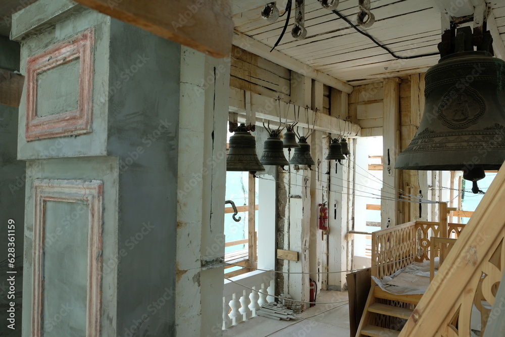 Almaty, Kazakhstan - 06.27.2018 : The ancient bells of the Ascension ...