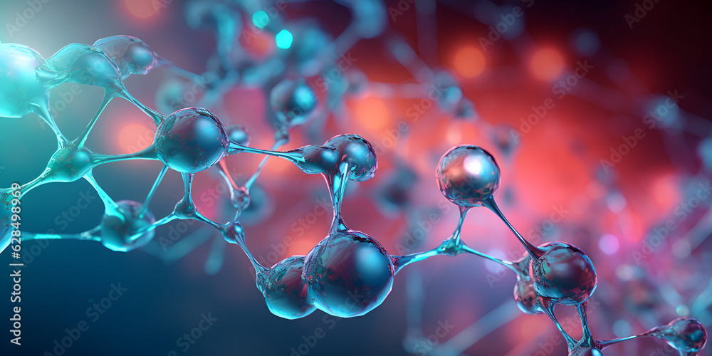 Biological Structure Of Peptide Molecule In Blue Color Exploring the ... Biological Structure Of Peptide Molecule In Blue Color Exploring the ...
