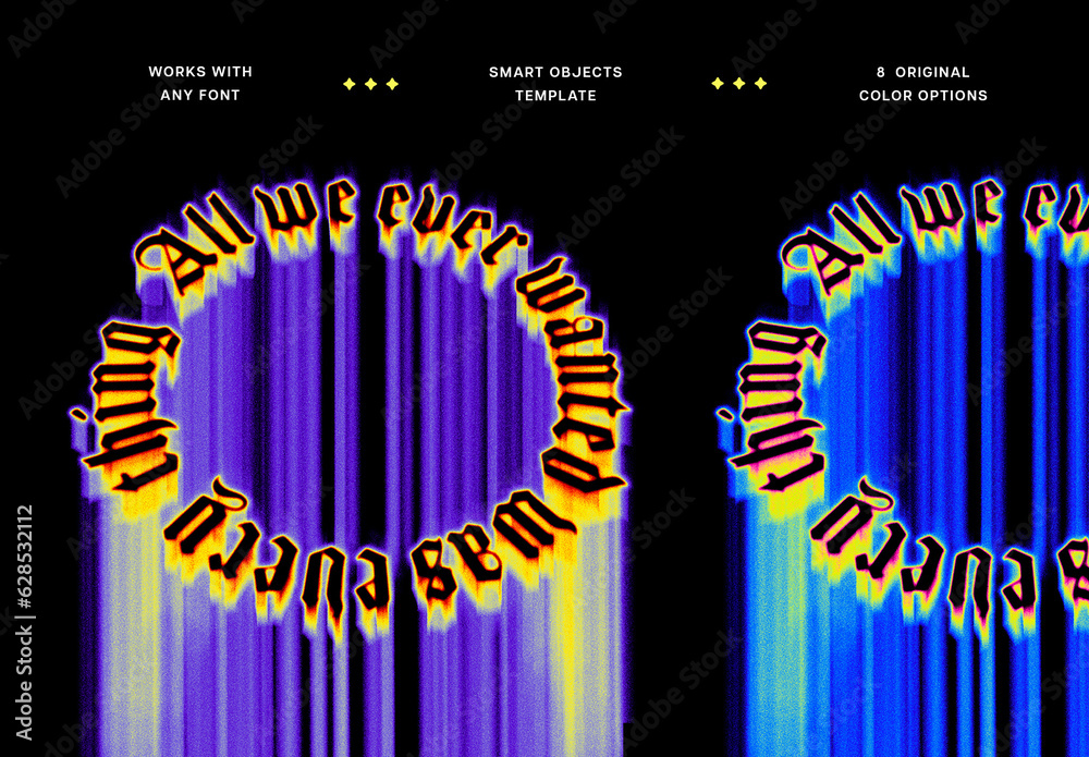 Melting Lava Text Effect Mockup Stock Template | Adobe Stock