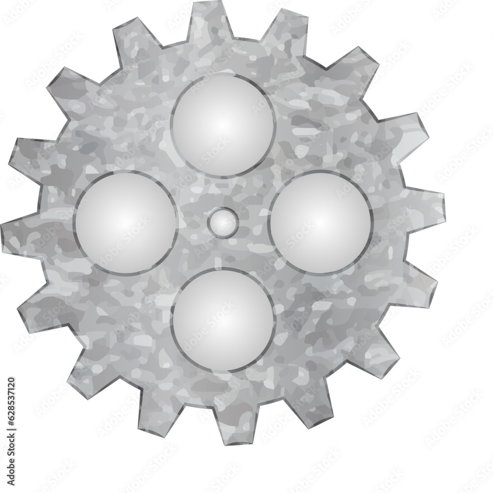 Steampunk, vector, gear, cog, industrial, technology, industry, metal ...