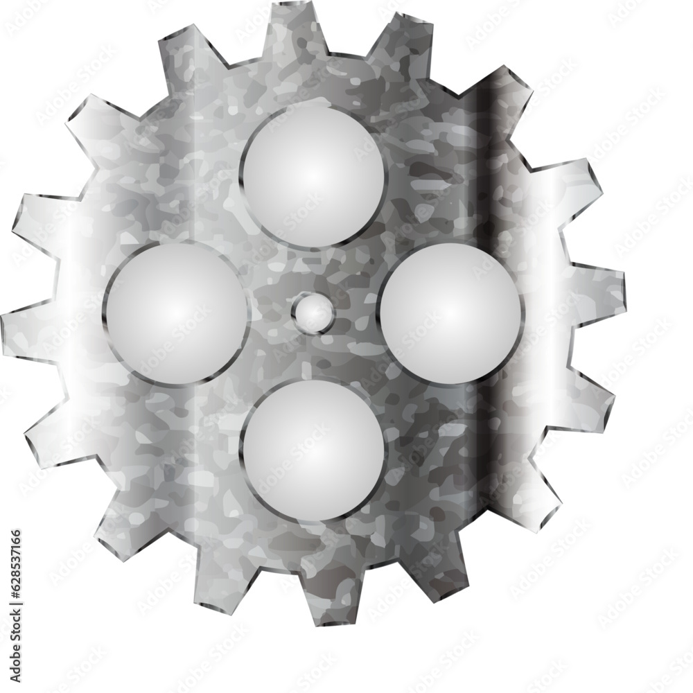 Steampunk, vector, gear, cog, industrial, technology, industry, metal ...