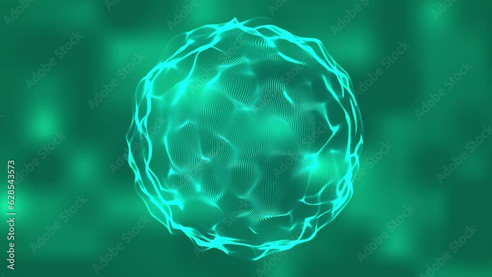 Abstract liquid geometric sphere . Abstract Motion Graphic with fluid ...