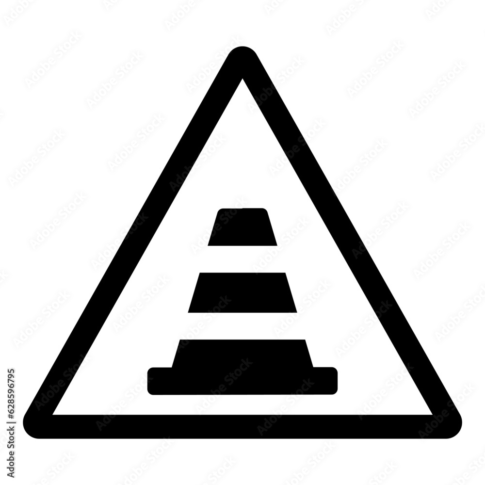 Construction Area Symbol Sign, Vector Illustration, Isolate On White ...