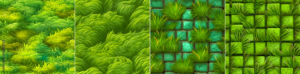 realistic grass textures for game landscapes Create stylized and ...