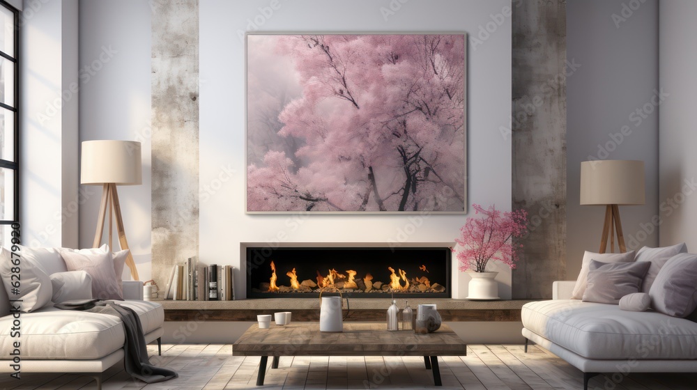 modern contemporary luxury interior design of a living room with couch ...